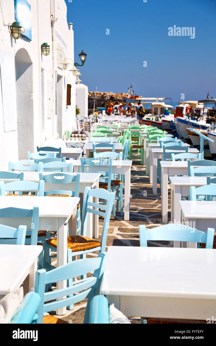 table in santorini Stock Photo - Alamy