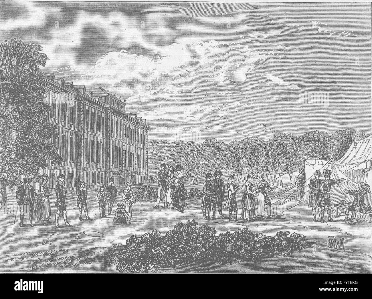 British encampment 1780 hi-res stock photography and images - Alamy