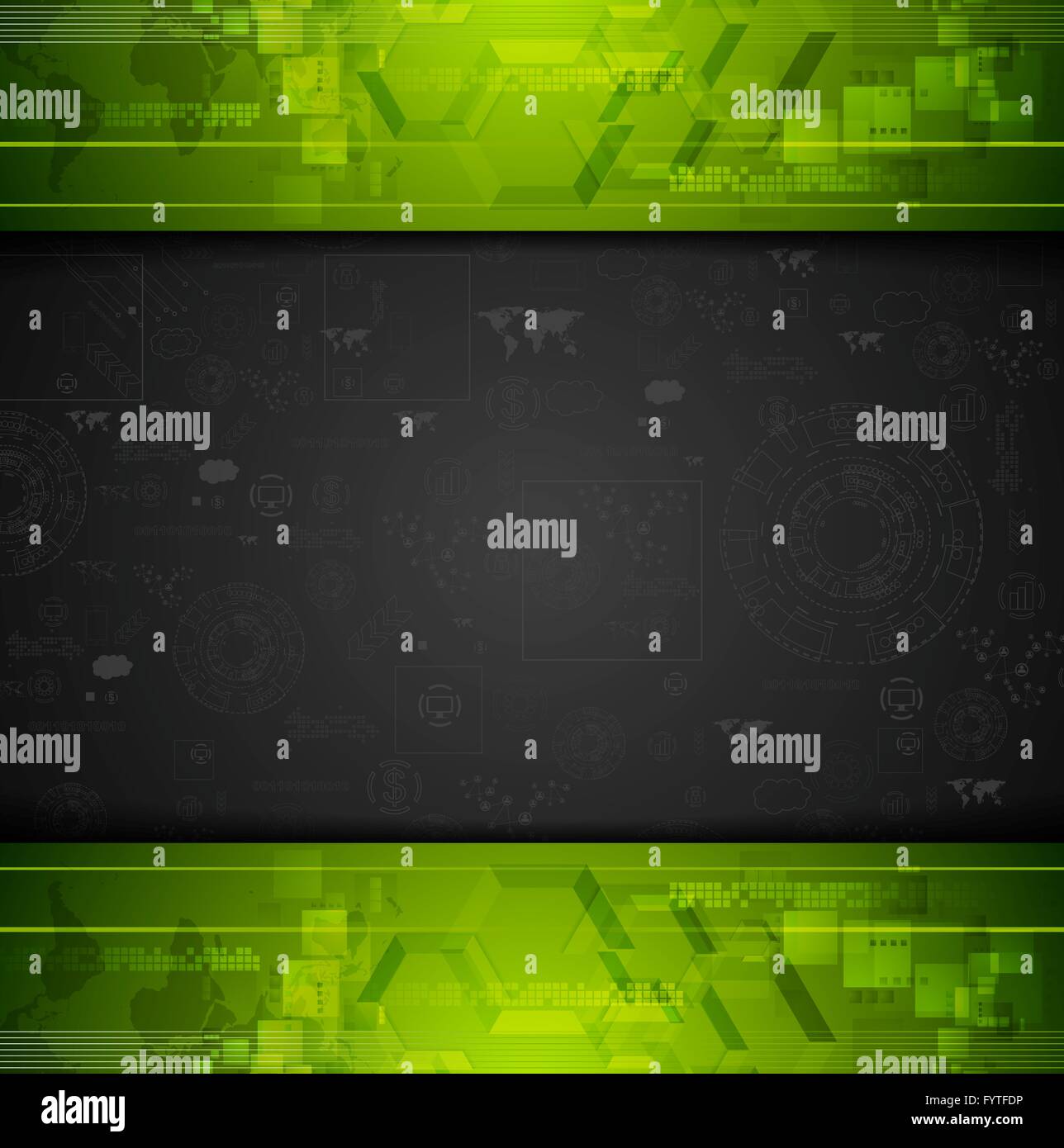 Dark tech graphic drawing Stock Photo - Alamy