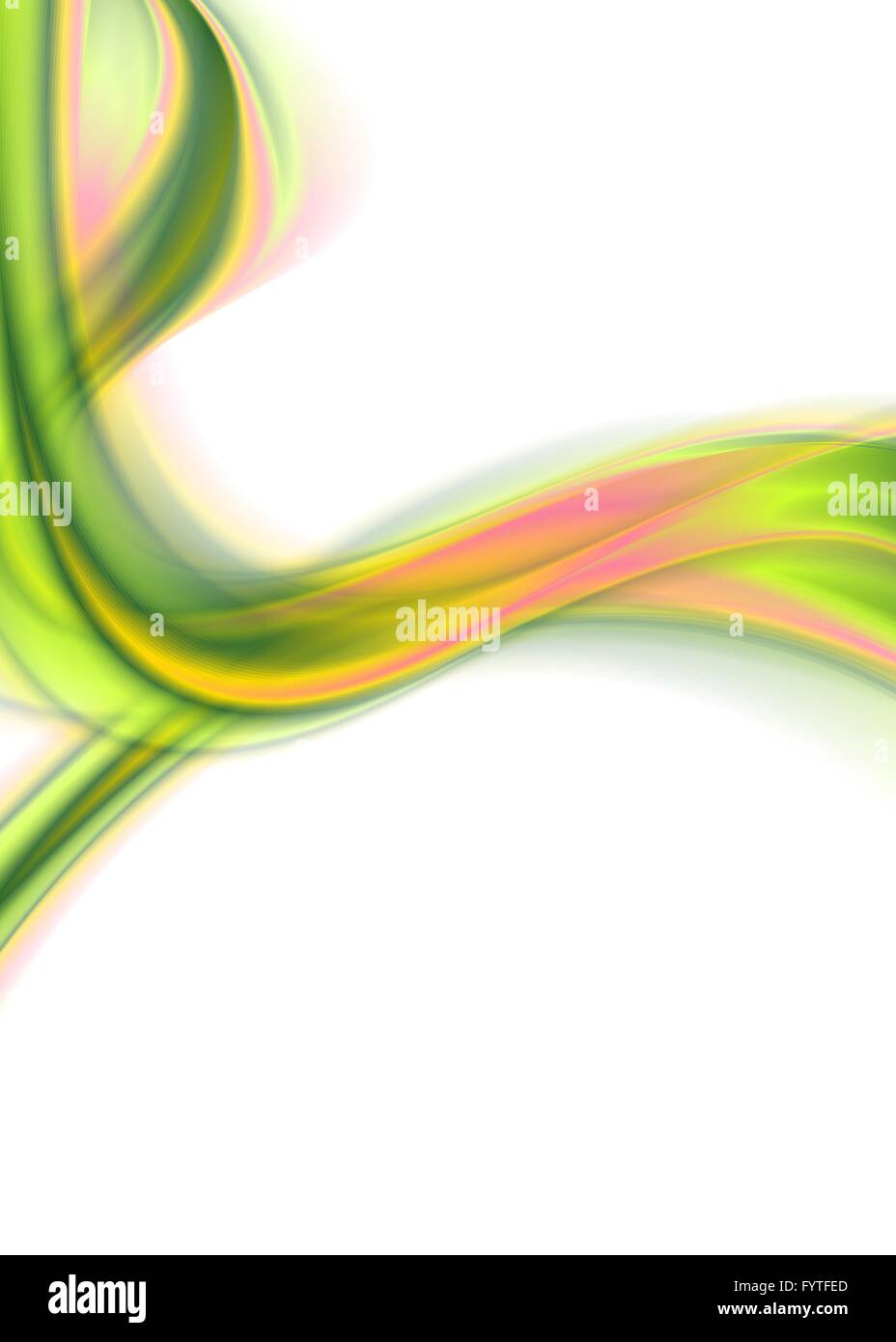 Abstract wavy frame green pink hi-res stock photography and images - Alamy