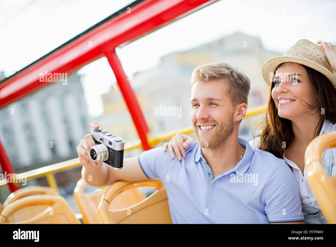 Smiling commuter hi-res stock photography and images - Alamy