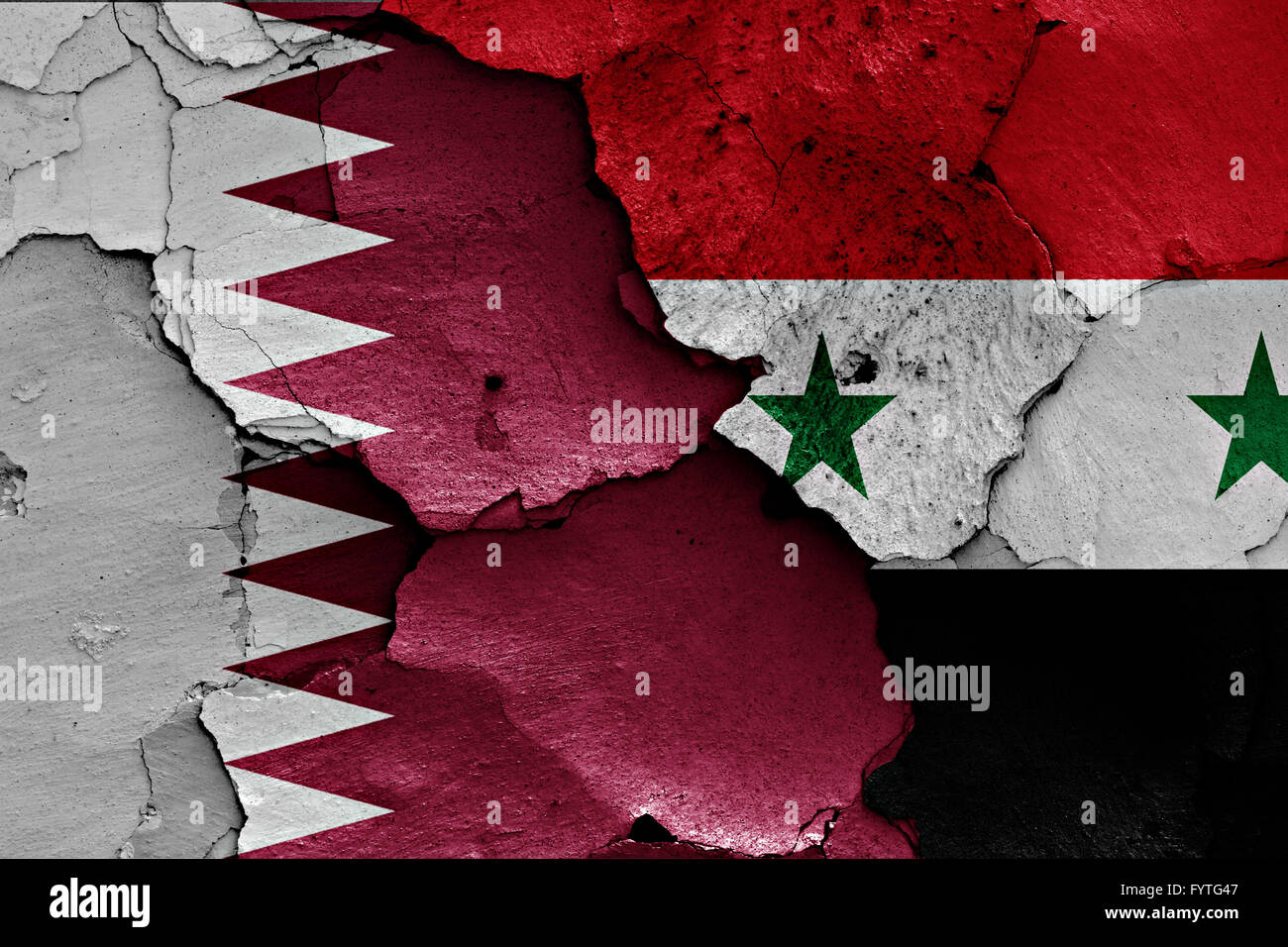 Qatar syria flag hi-res stock photography and images - Alamy