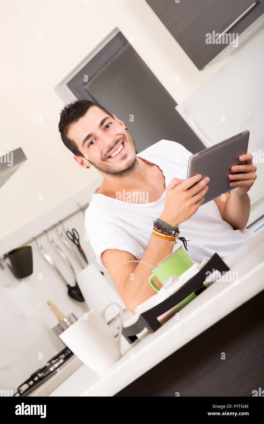 Coffee and Tablet PC Stock Photo - Alamy