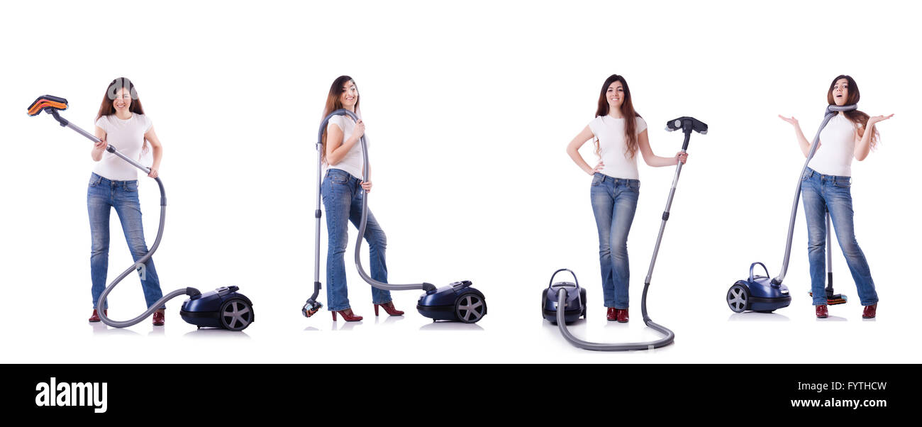 House cleaner collage hi-res stock photography and images - Alamy