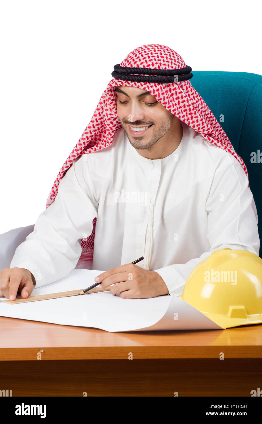 Arab man hard hat hi-res stock photography and images - Alamy