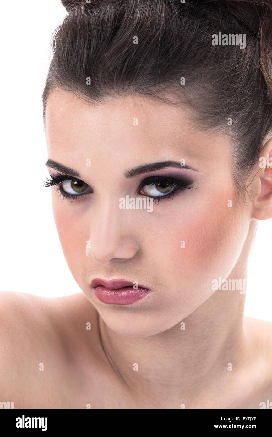 girl with makeup Stock Photo - Alamy
