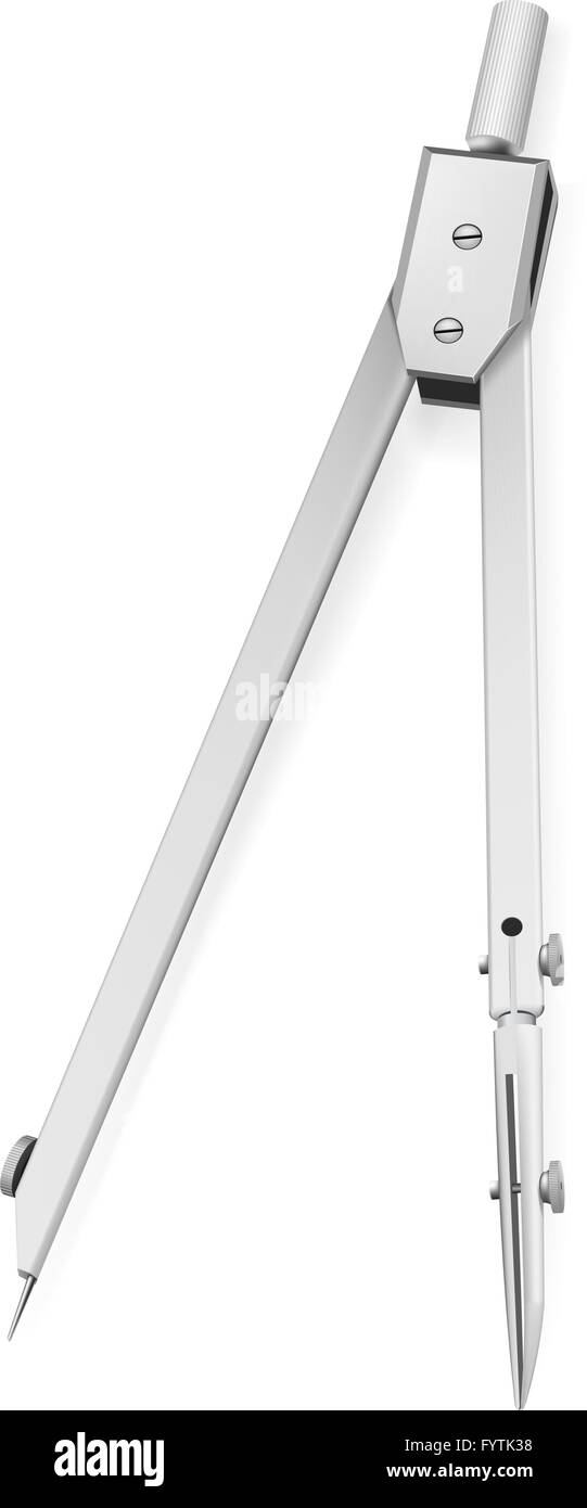 Realistic vector drawing compass Stock Vector Image & Art - Alamy