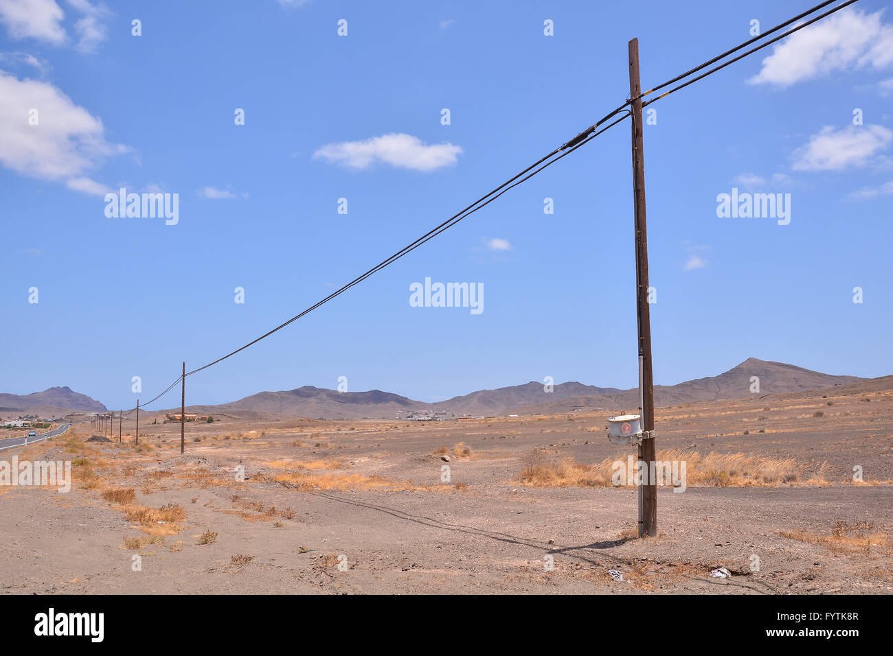 Dry Desert Landscape Stock Photo - Alamy