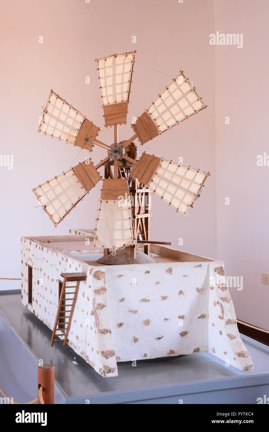 Classic Vintage Windmill Building Stock Photo - Alamy