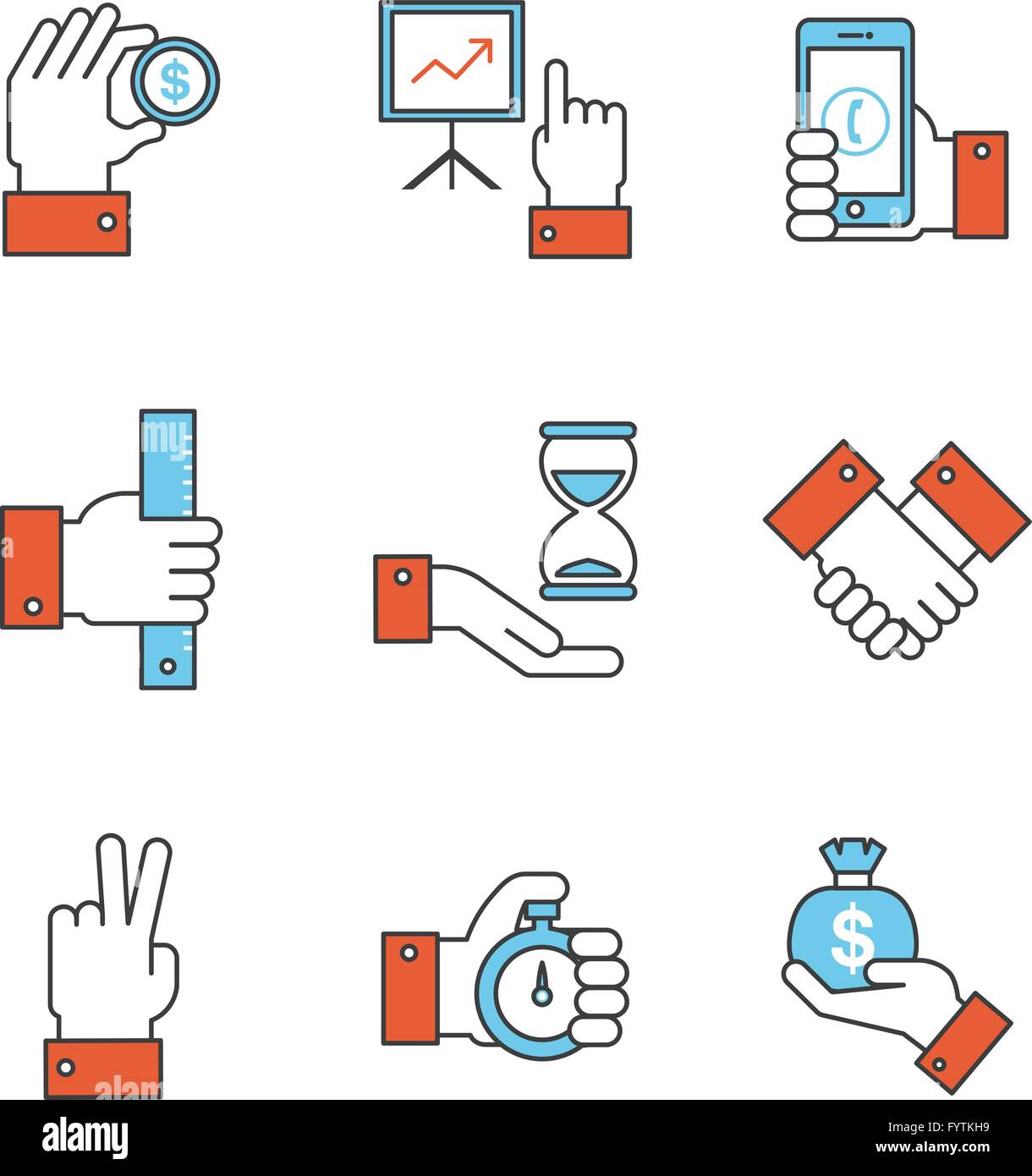 Hand Stock Vector Images - Alamy