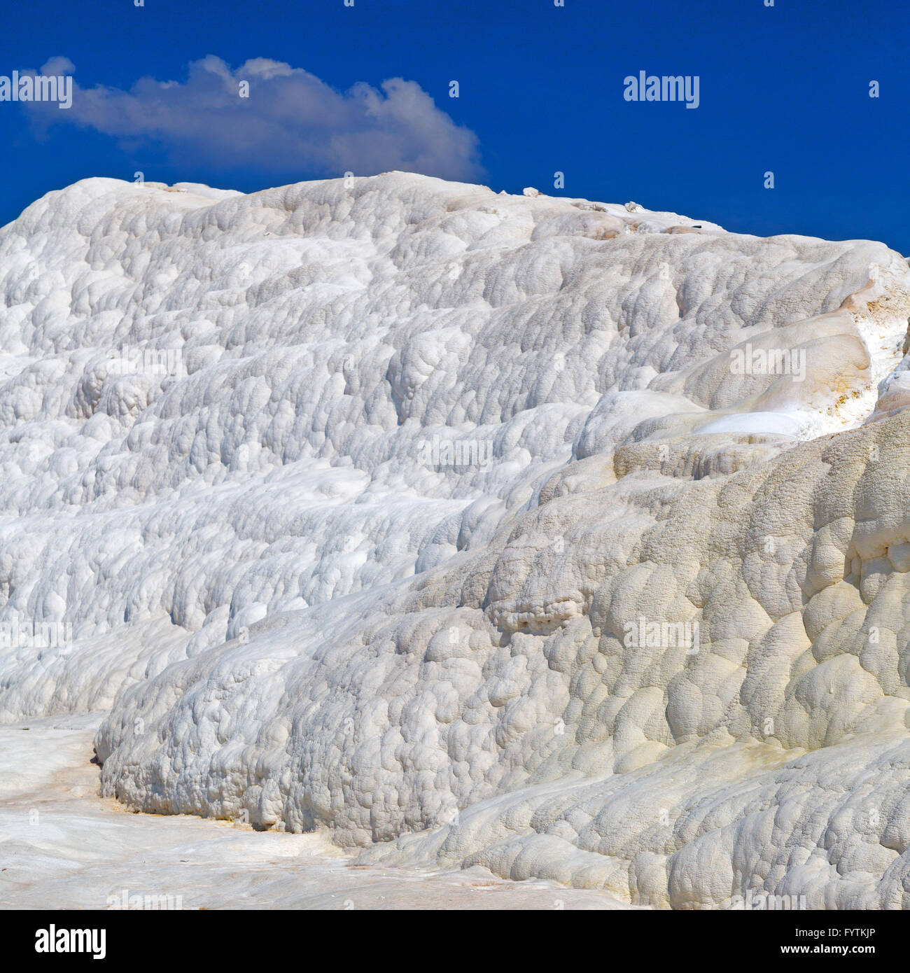 calcium bath and travertine unique abstract in pamukkale turkey asia ...