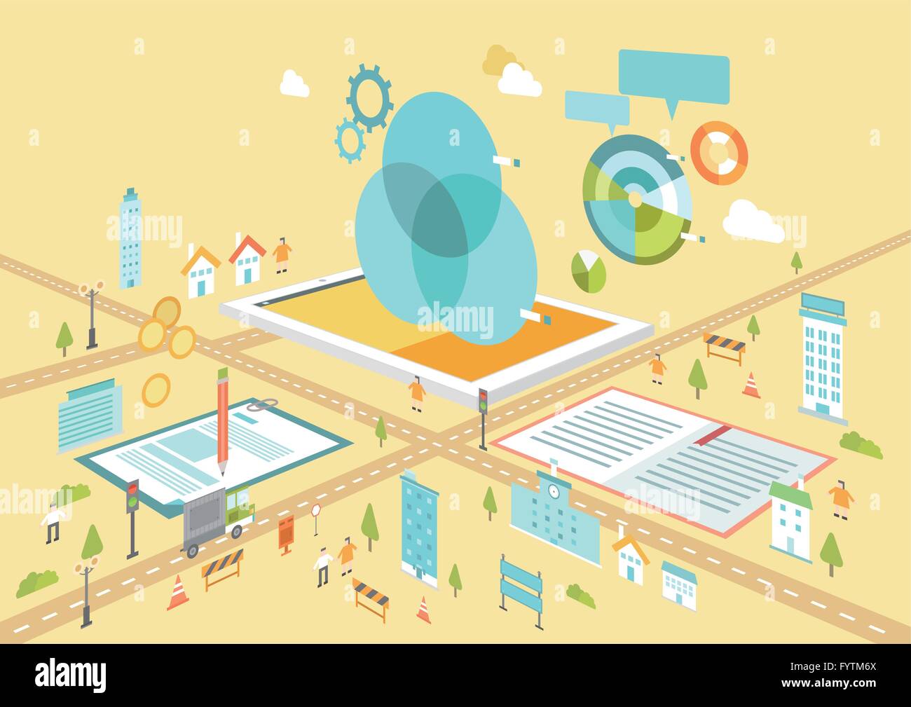 Statistics graph Stock Vector Images - Alamy