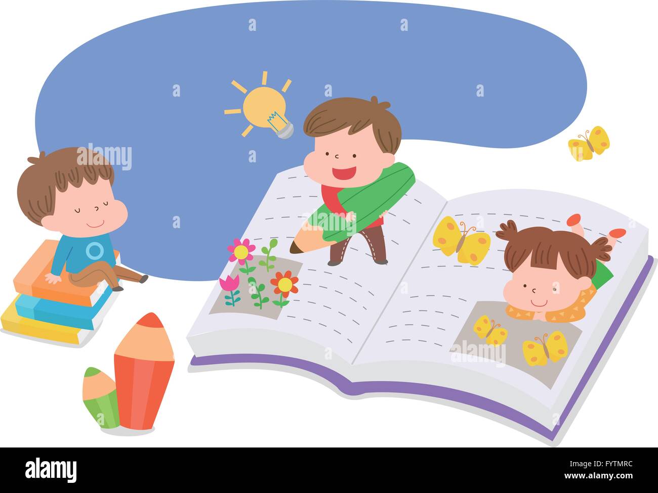 Healthy students Stock Vector Images - Alamy