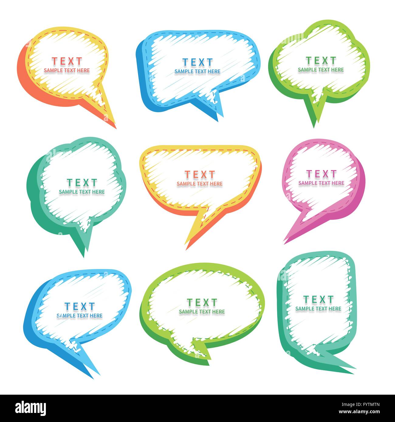 Speech Balloon Cut Out Stock Images & Pictures - Alamy