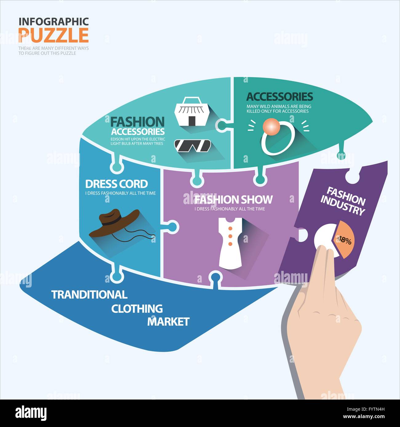 Hat puzzle Stock Vector Images - Alamy