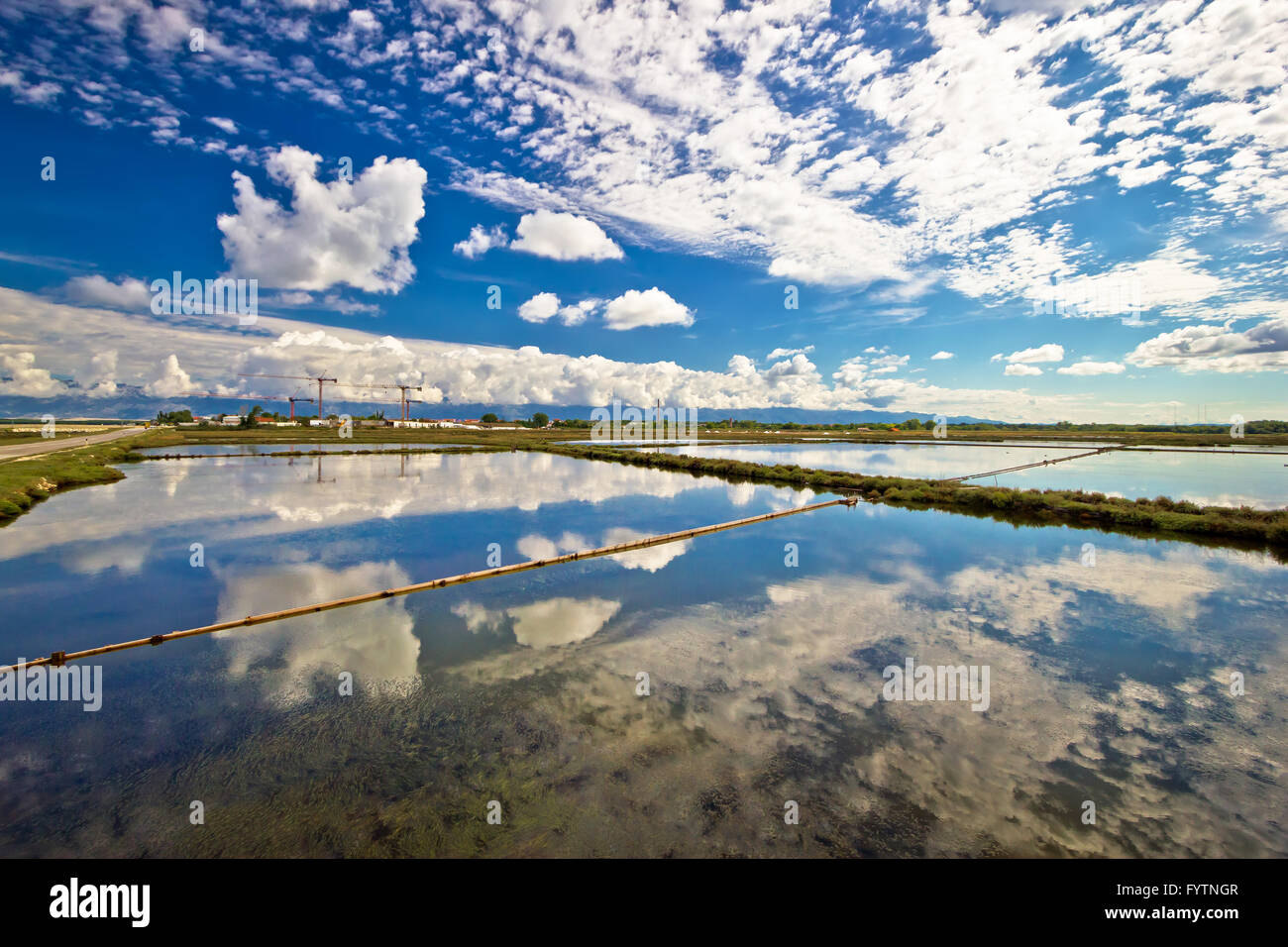 Salt production plant hi-res stock photography and images - Alamy