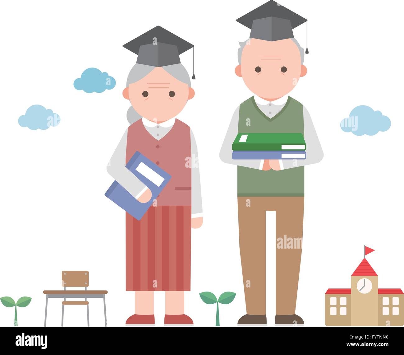 Senior center Stock Vector Images - Alamy