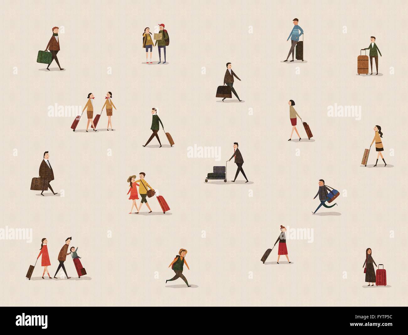 Airports people Stock Vector Images - Alamy