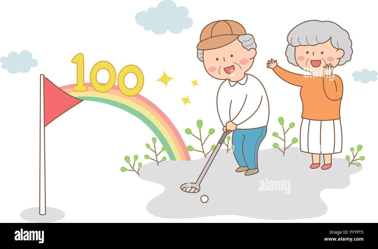 Old age Stock Vector Images - Alamy
