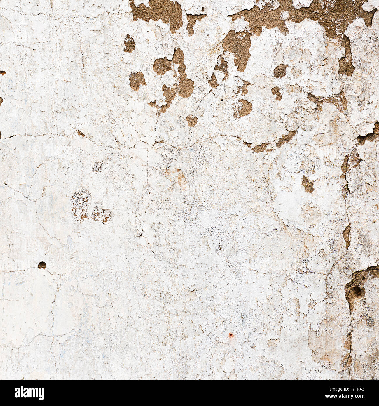 Natural plaster wall surface for texture or backgrounds. White hause wall with cracks Stock ...
