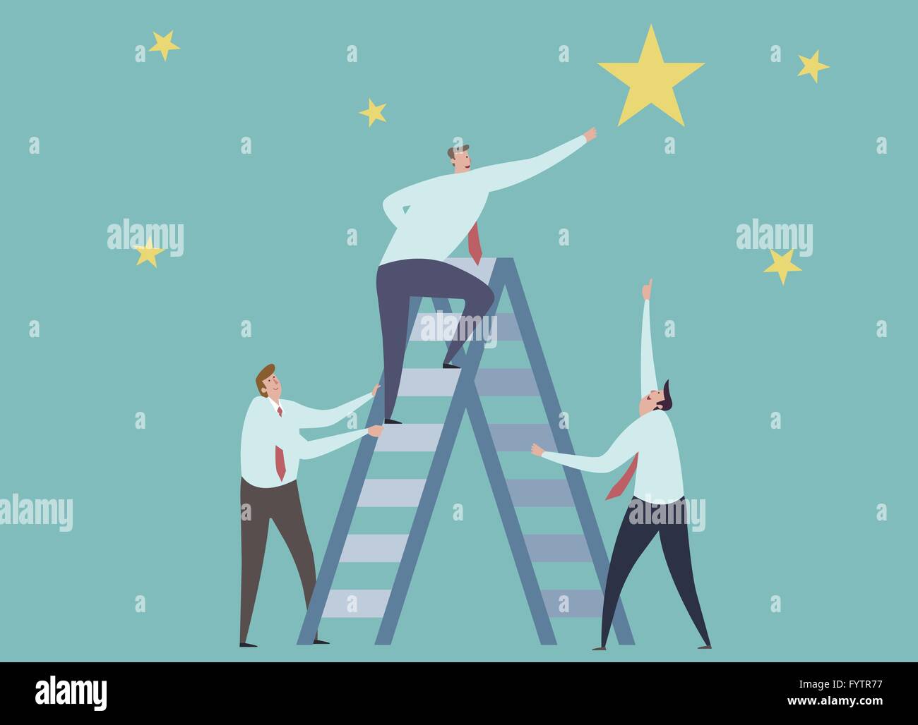 Teamwork006 Stock Vector Images - Alamy