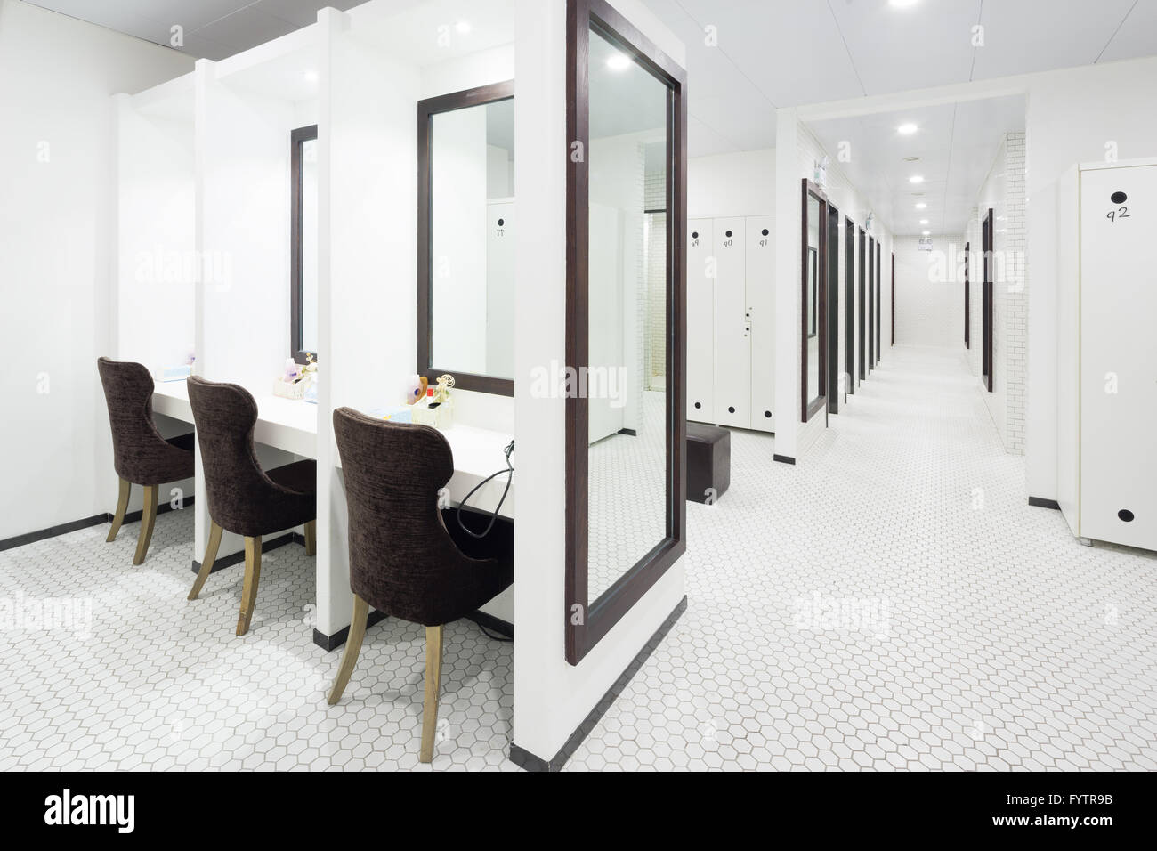 interior of modern dressing room Stock Photo - Alamy