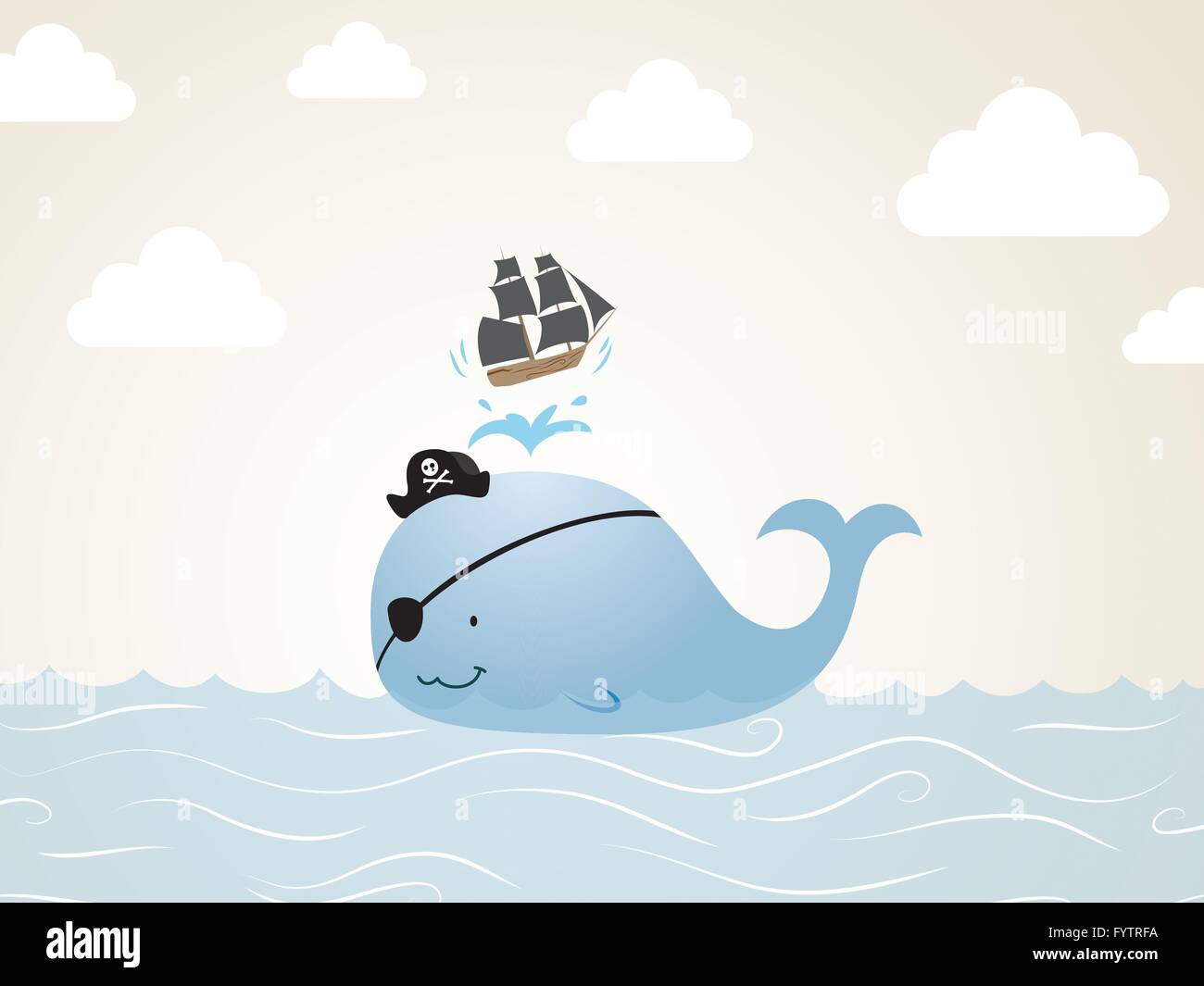 Large pirate ship Stock Vector Images - Alamy