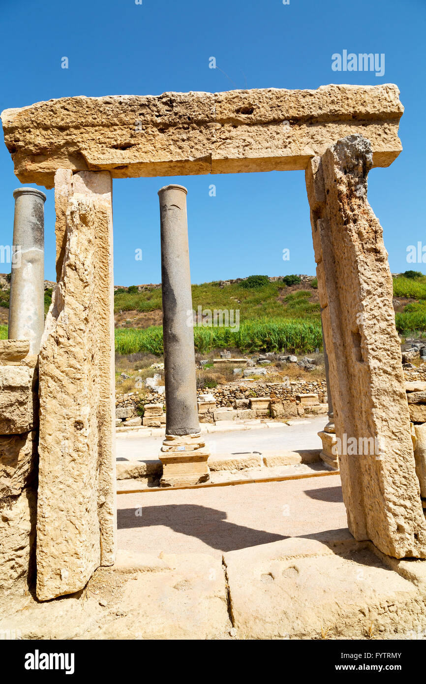 perge old construction in the roman Stock Photo - Alamy
