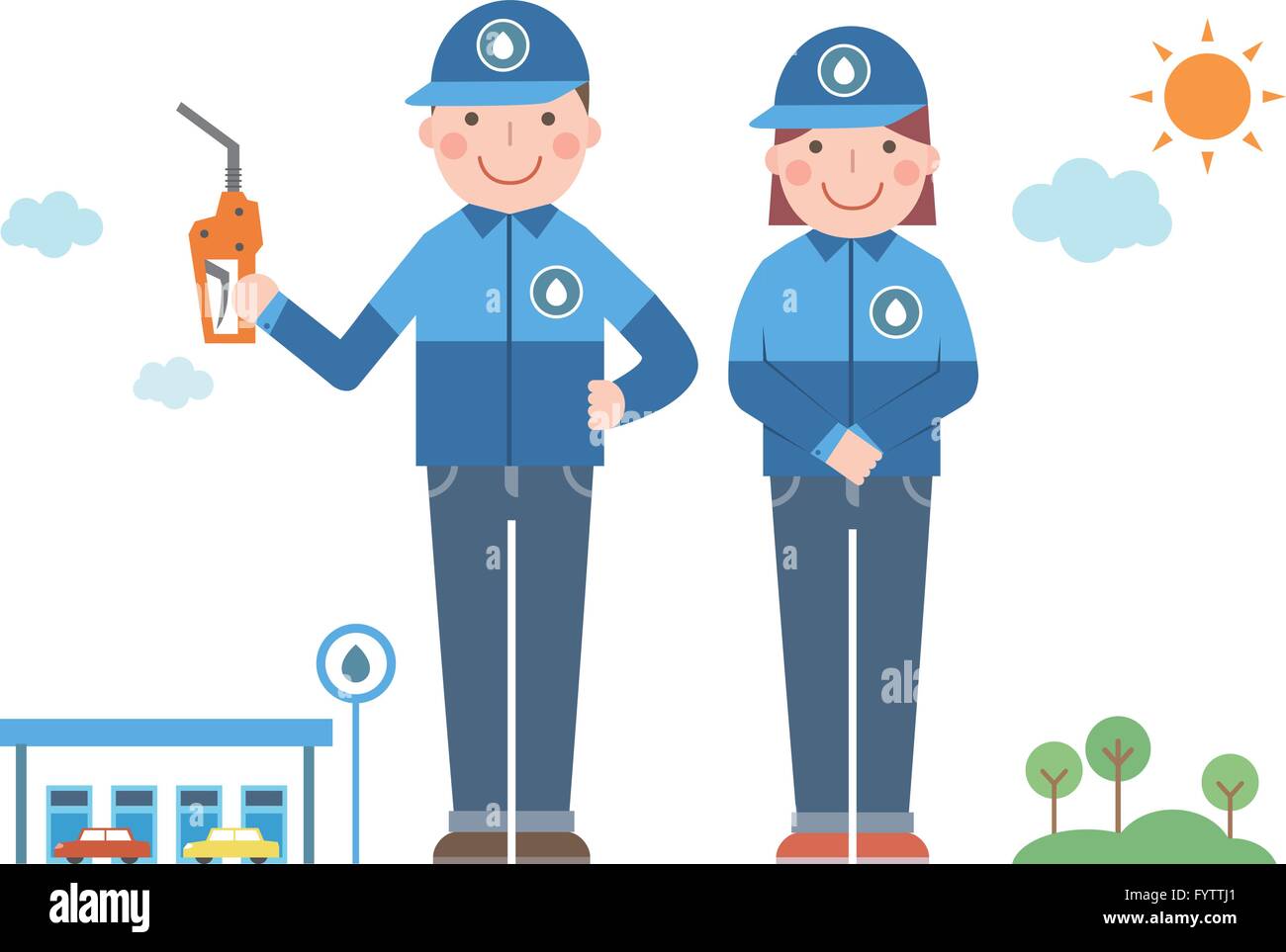 Gas part Stock Vector Images - Alamy