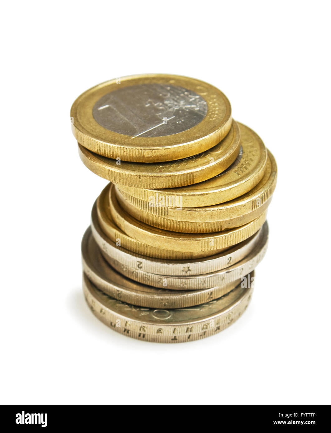 Stack of quarters Cut Out Stock Images & Pictures - Alamy