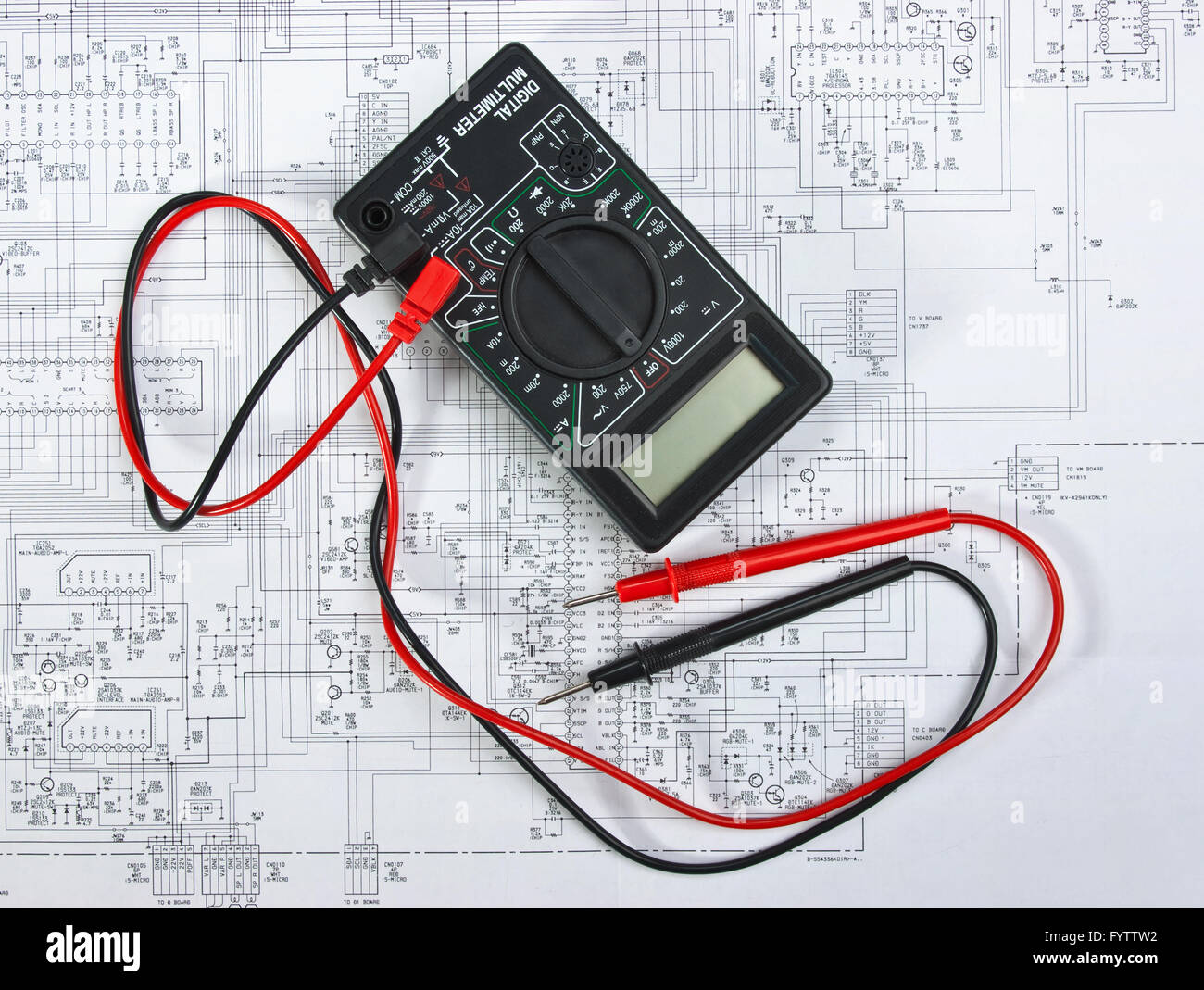 Retro multimeter closeup hi-res stock photography and images - Alamy