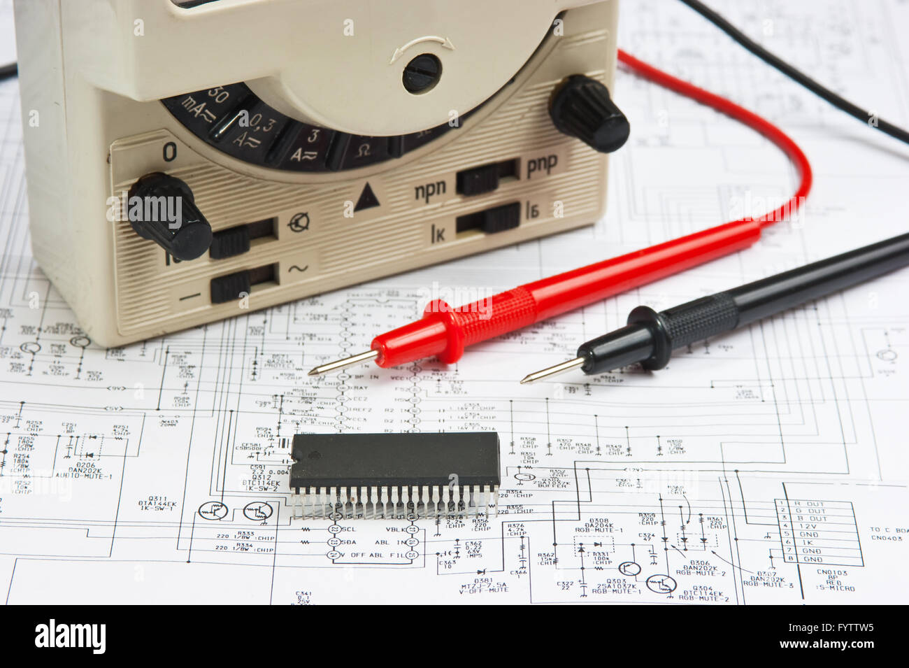 Retro multimeter hi-res stock photography and images - Alamy