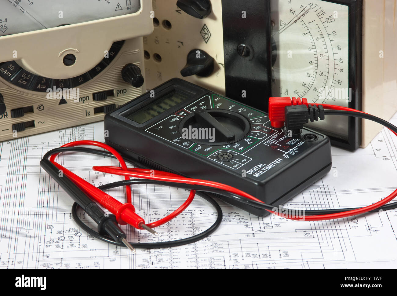 Retro multimeter hi-res stock photography and images - Alamy