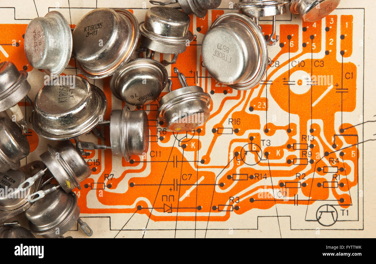 Vintage radio components hi-res stock photography and images - Alamy