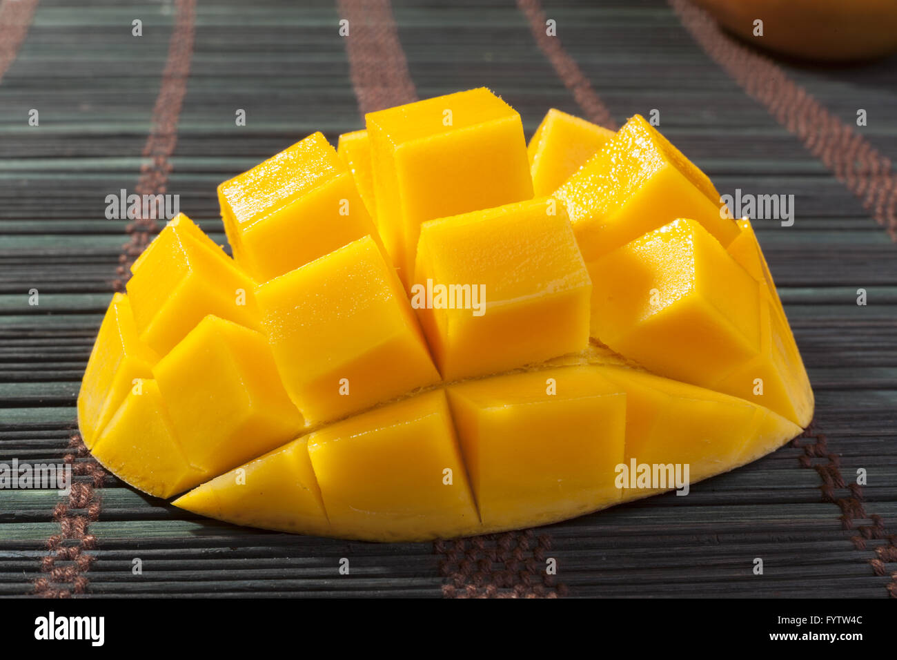 Mango close up on dark hi-res stock photography and images - Alamy