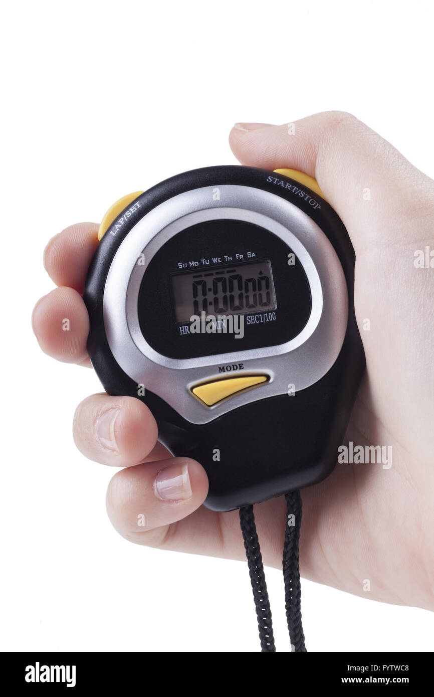Black Digital Timer Stock Photo - Alamy