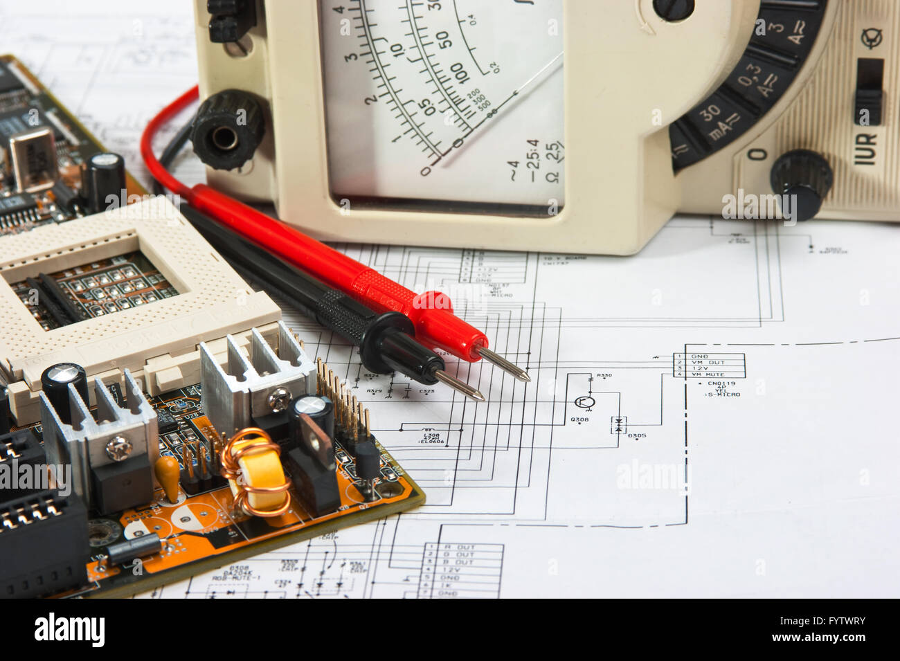 Retro multimeter hi-res stock photography and images - Alamy