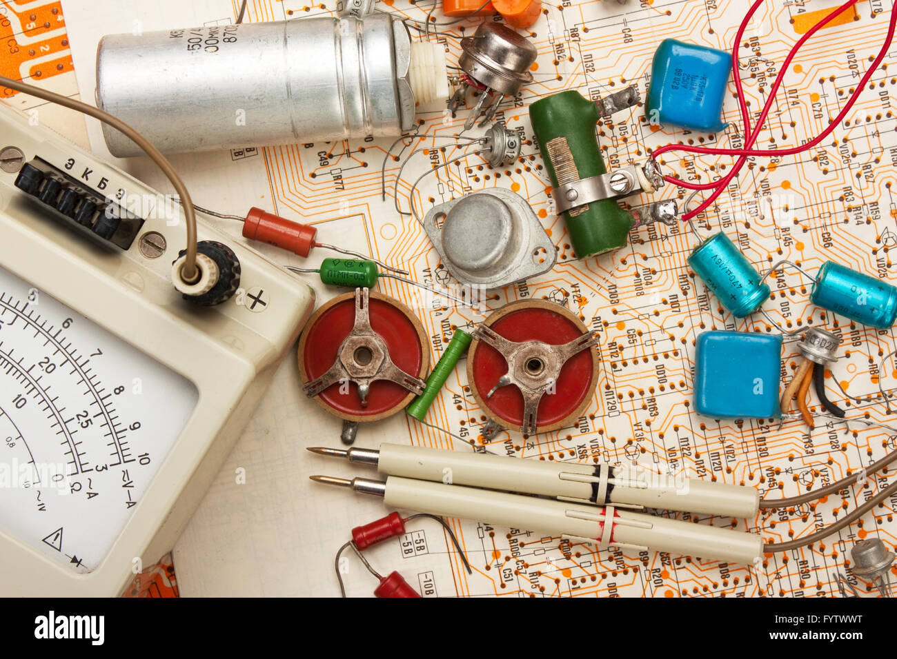 Retro multimeter hi-res stock photography and images - Alamy