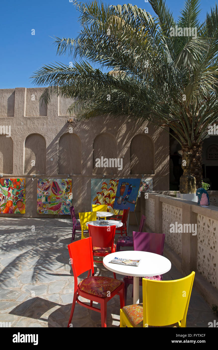 Tables and chairs in a square in the Sikka area, the oldest area, of ...