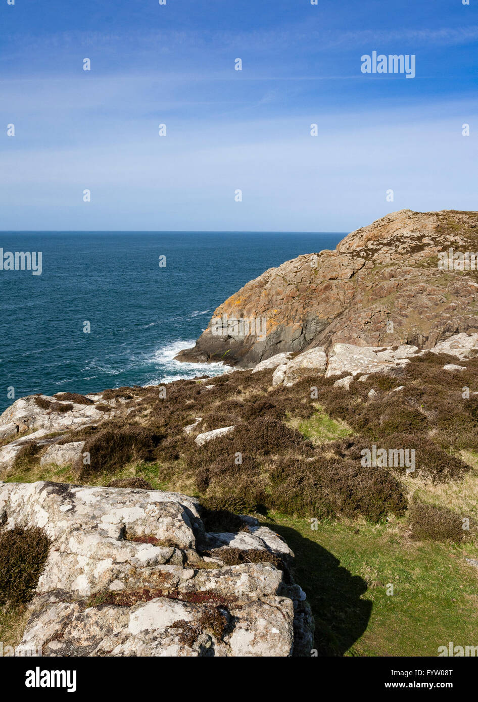 St David's Head (Penmaen Dewi) from the Wales Coast Path, Pembrokeshire ...