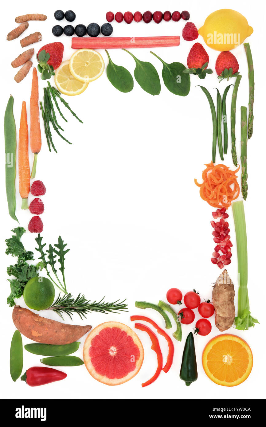 Healthy Food Page Border