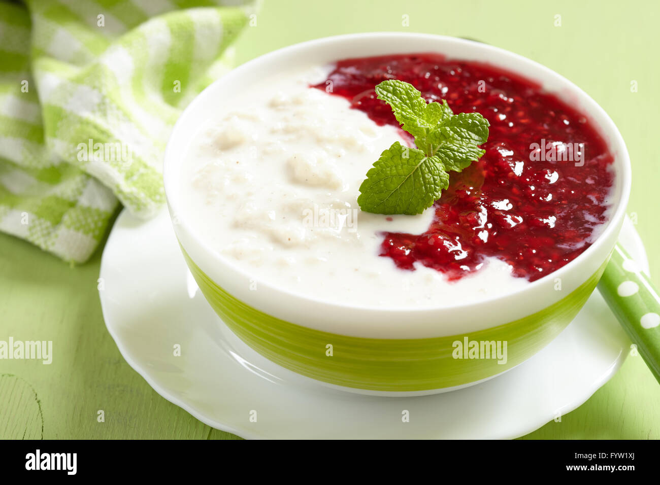 Delicious rice milk porridge hi-res stock photography and images - Alamy