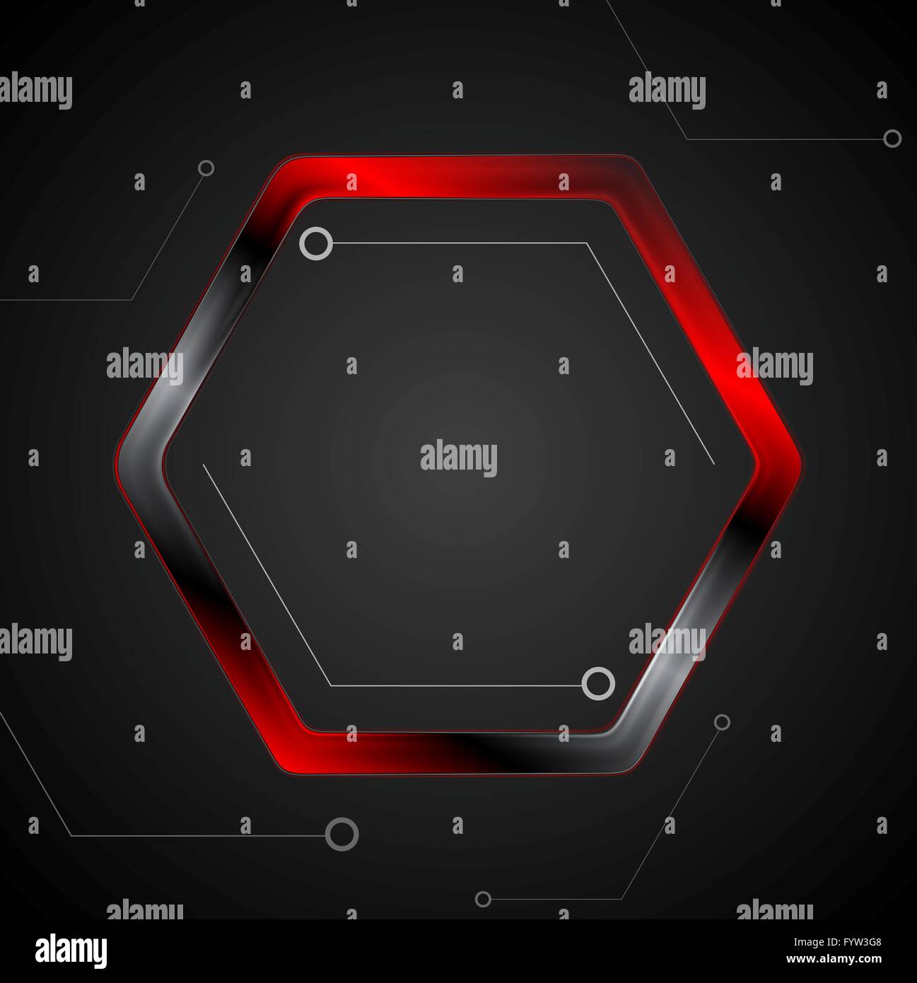 Hexagon tech hi-res stock photography and images - Alamy