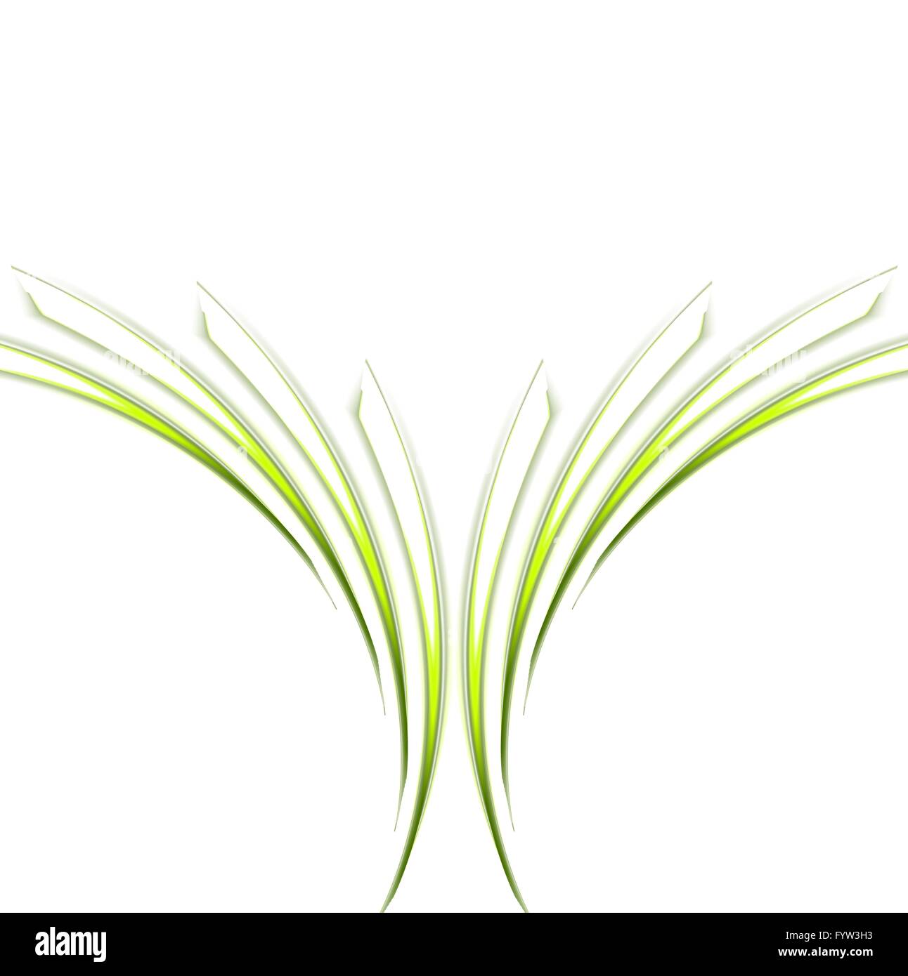 Green wavy Cut Out Stock Images & Pictures - Alamy