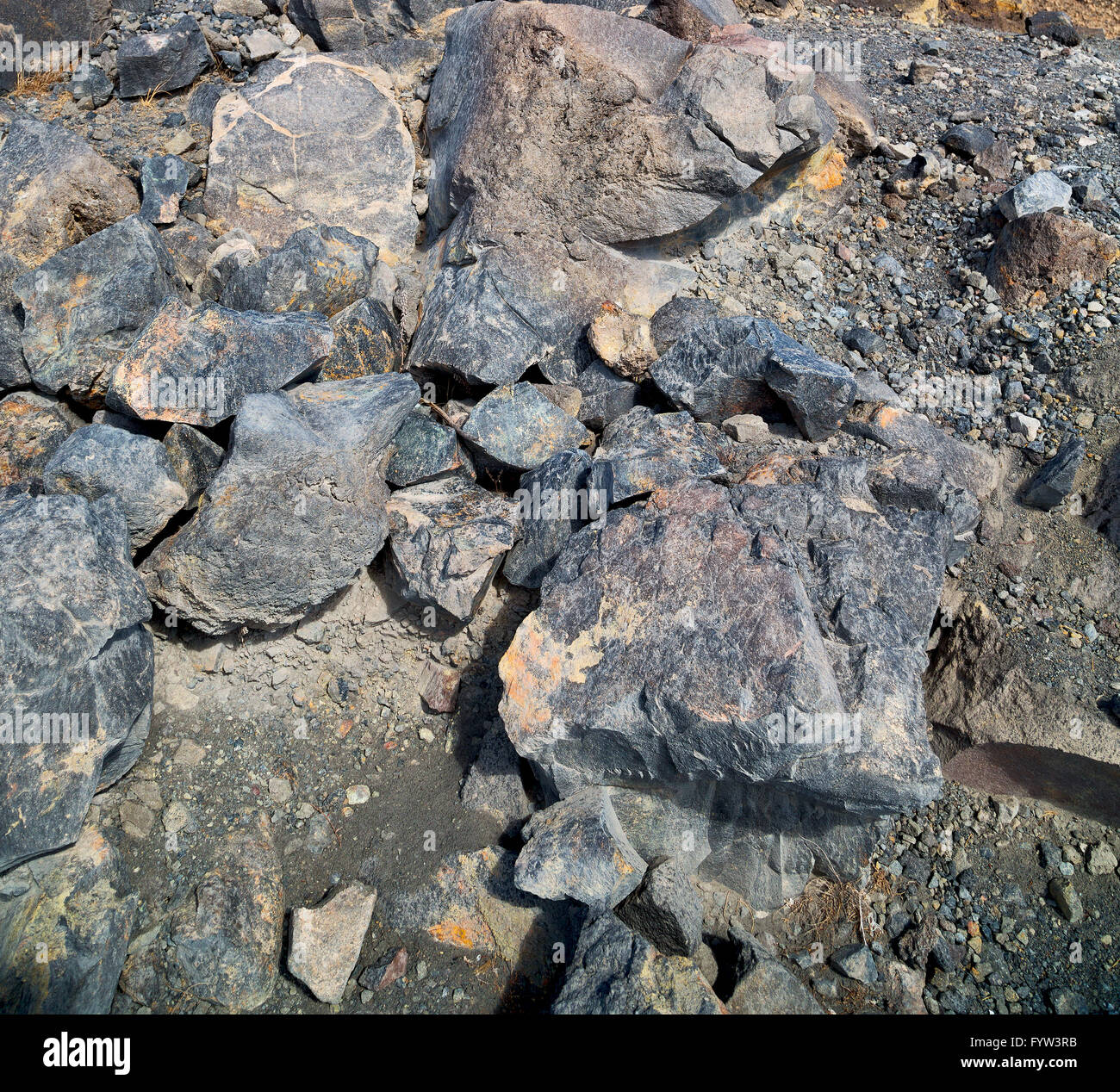 volcanic land in europe santorini greece sky and mediterranean sea ...