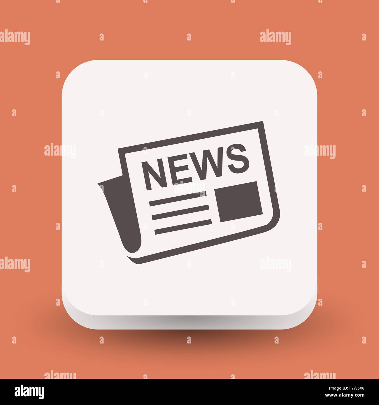 News icon. Vector concept illustration for design. Eps 10 Stock Vector ...
