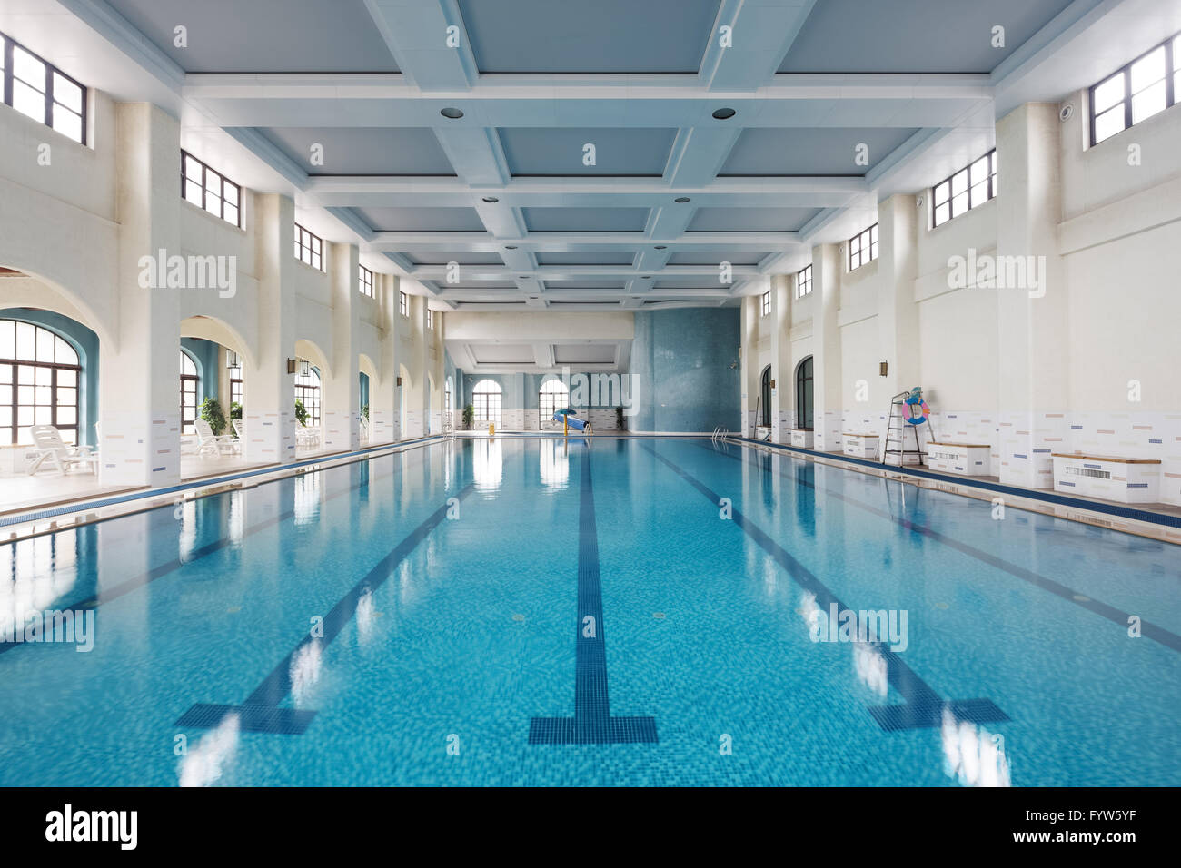 Swimming pool indoor hi-res stock photography and images - Alamy