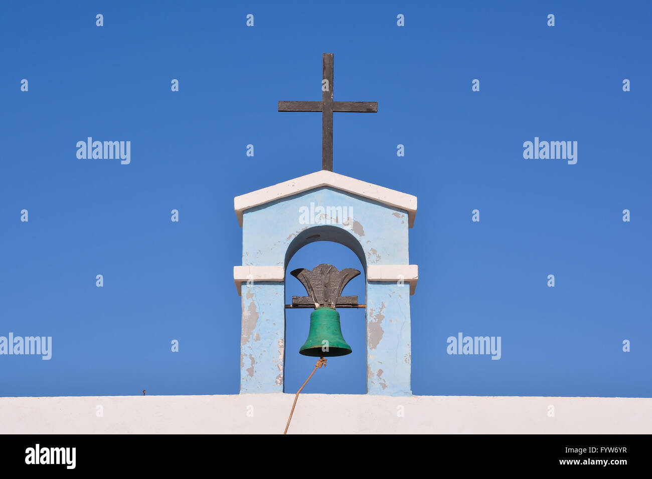 Small Church in Spain Stock Photo - Alamy
