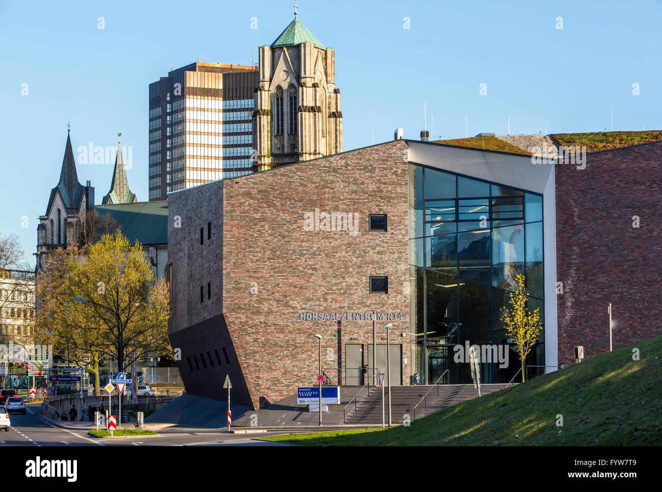 University of Essen, Campus, administrative buildings, audimax, lecture ...