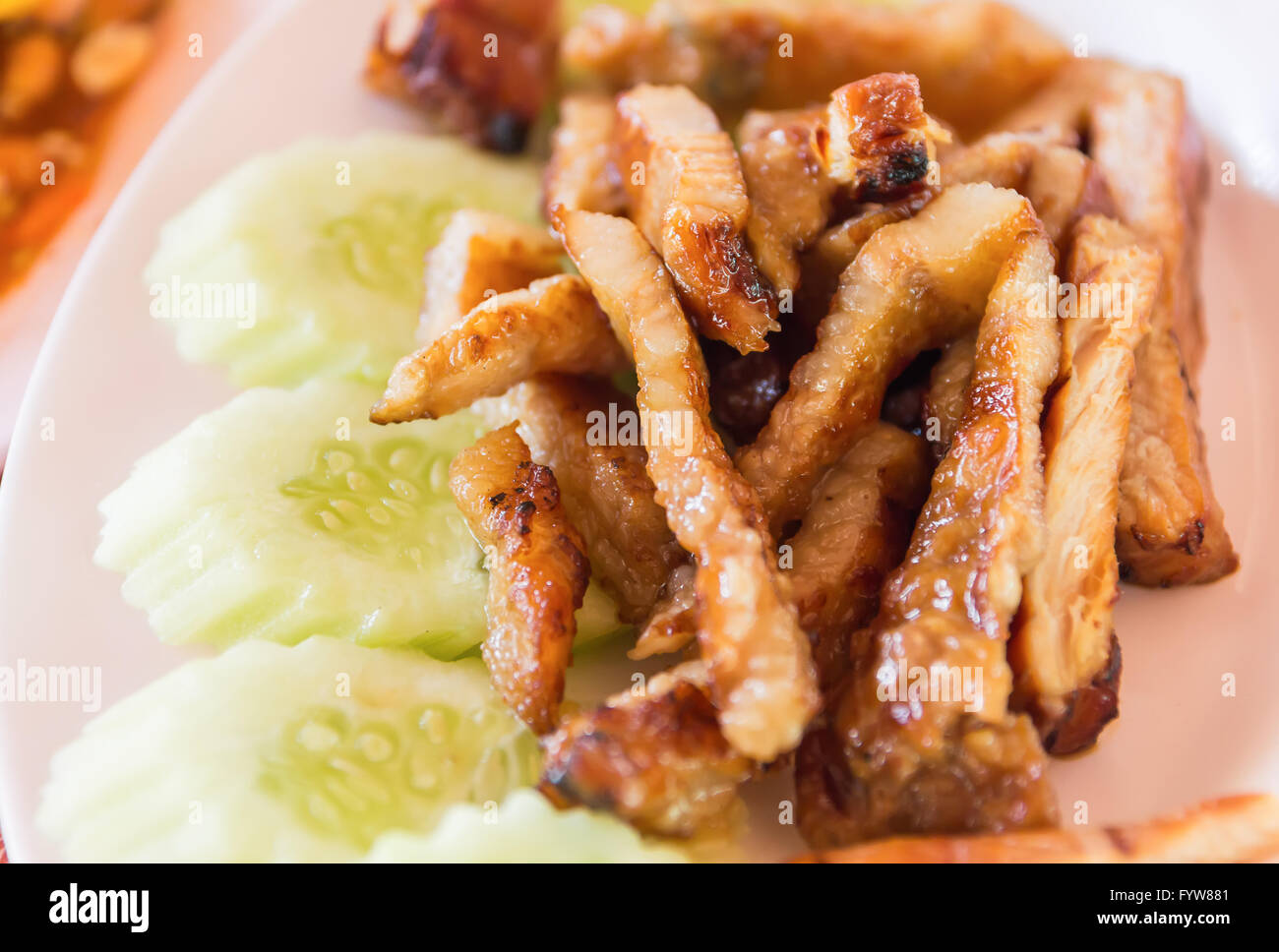 Thai Pork Roast Stock Photo - Alamy